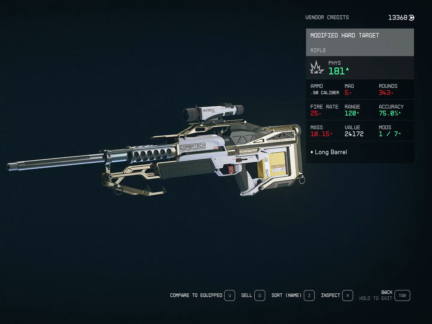 Starfield: migliori fucili – Elenco dei livelli delle armi