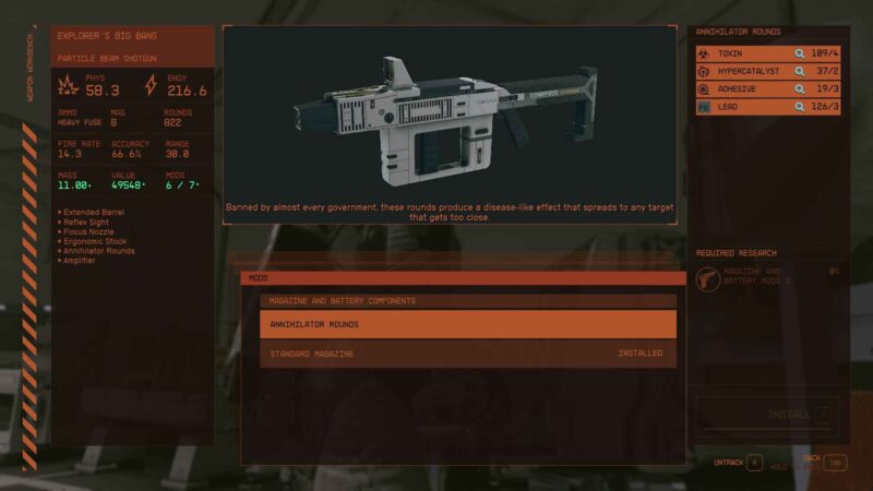 Starfield: i migliori fucili – Elenco dei livelli delle armi