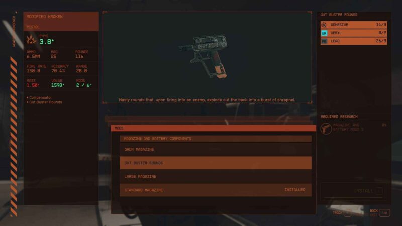 Starfield: migliori pistole – Elenco dei livelli delle armi