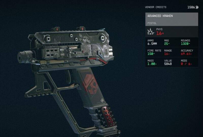 Starfield: migliori pistole – Elenco dei livelli delle armi