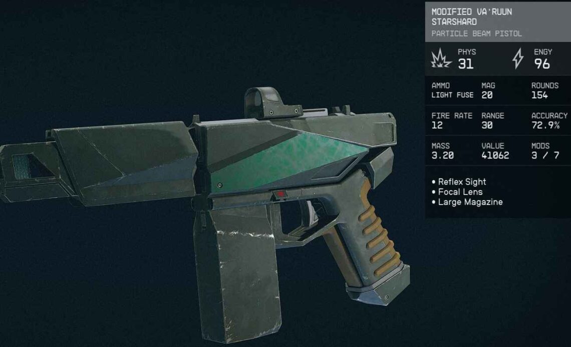 Starfield: migliori pistole – Elenco dei livelli delle armi