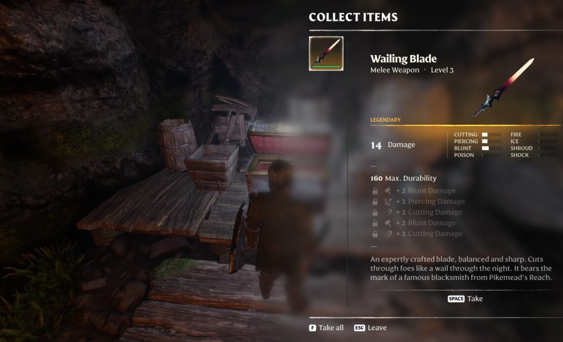 Avvolto: dove trovare la Lama del Pianto – Arma leggendaria