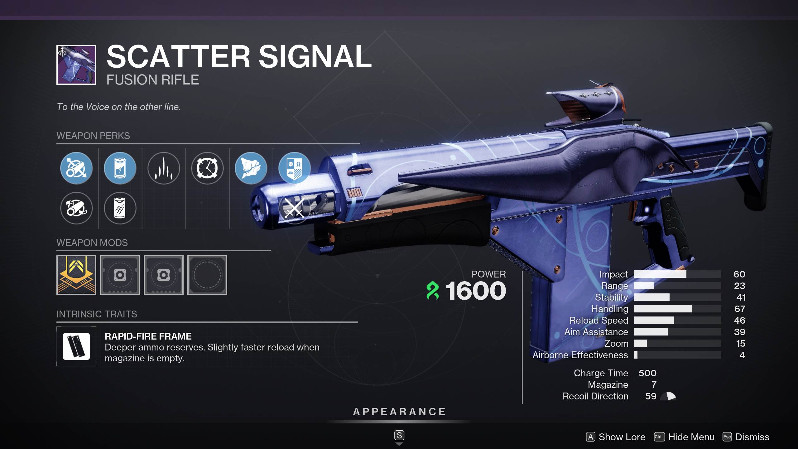 Destiny 2 Scatter Signal God Roll e come ottenerlo